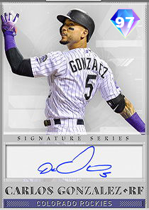 Signature Carlos Gonzalez - MLB The Show 19 - ShowZone