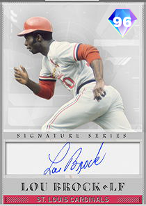 Signature Lou Brock - MLB The Show 19 - ShowZone