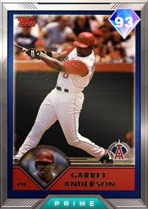 Prime Garret Anderson - MLB The Show 21 - ShowZone