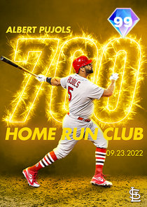Milestone Albert Pujols - MLB The Show 22 - ShowZone