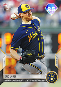 Topps Now Eric Lauer - MLB The Show 22 - ShowZone