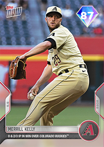 Topps Now Merrill Kelly - MLB The Show 22 - ShowZone