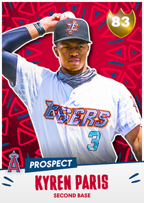 Prospect Kyren Paris - MLB The Show 22 - ShowZone