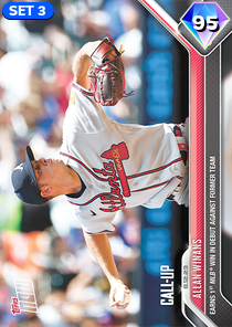 Topps Now Allan Winans - MLB The Show 23 - ShowZone