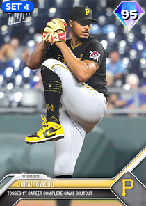 Topps Now Johan Oviedo 95 OVR - MLB The Show 23 - ShowZone