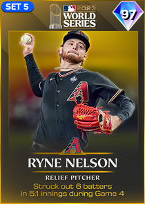 2023 Postseason Ryne Nelson 97 OVR - MLB The Show 23 - ShowZone