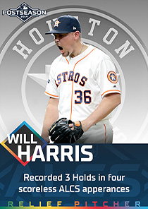Will Harris - MLB The Show 19 - 2019 Postseason - 91 OVR - ShowZone