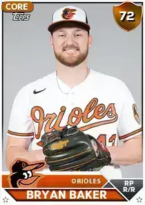 Bryan Baker - MLB The Show 23 - Live - 72 OVR - ShowZone