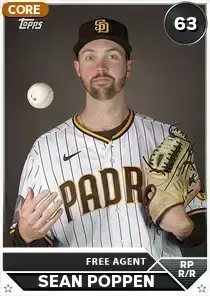 Sean Poppen - MLB The Show 23 - Live - 63 OVR - ShowZone