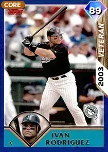 Ivan Rodriguez - MLB The Show 23 - Veteran - 89 OVR - ShowZone