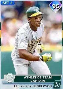 Rickey Henderson - MLB The Show 23 - Captain - 95 OVR - ShowZone