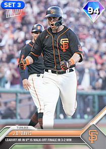 J.D. Davis - MLB The Show 23 - Topps Now - 94 OVR - ShowZone