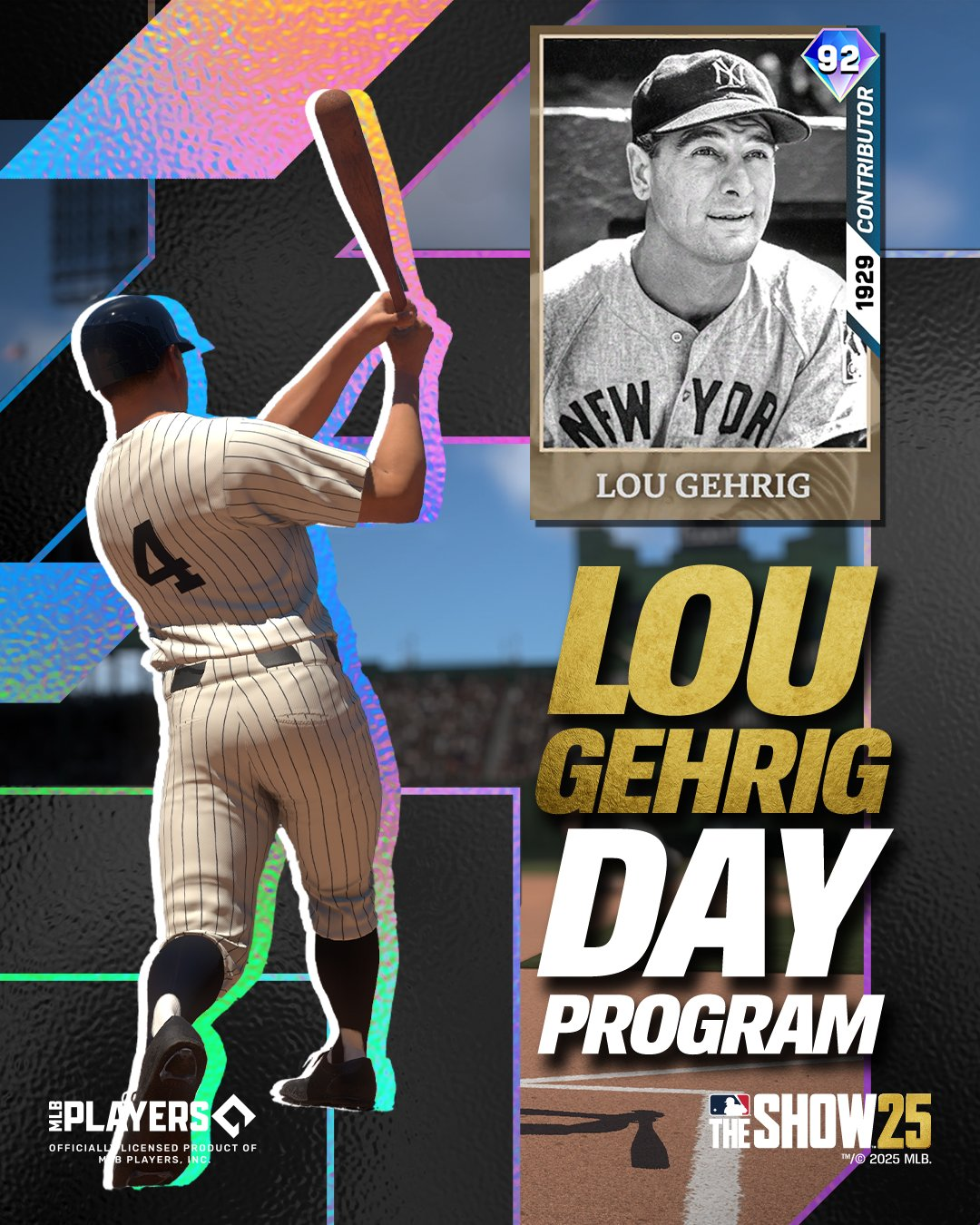 MLB The Show 25 Celebrates Lou Gehrig Day - ShowZone