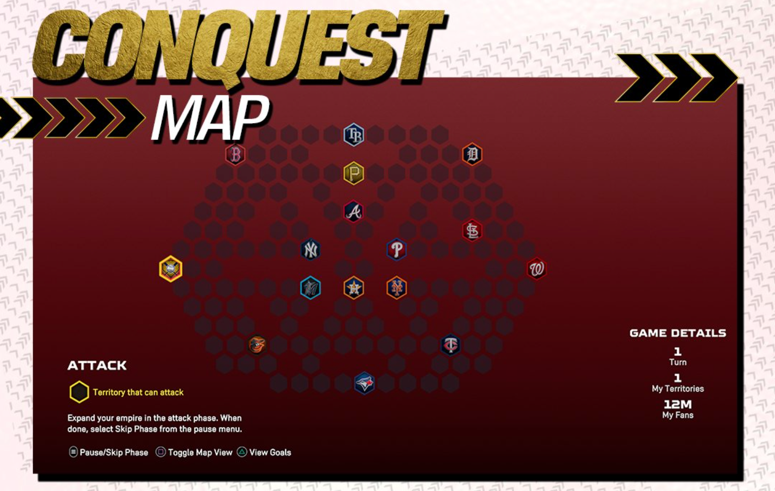 MLB The Show 25: New Conquest Maps Available Now! - ShowZone