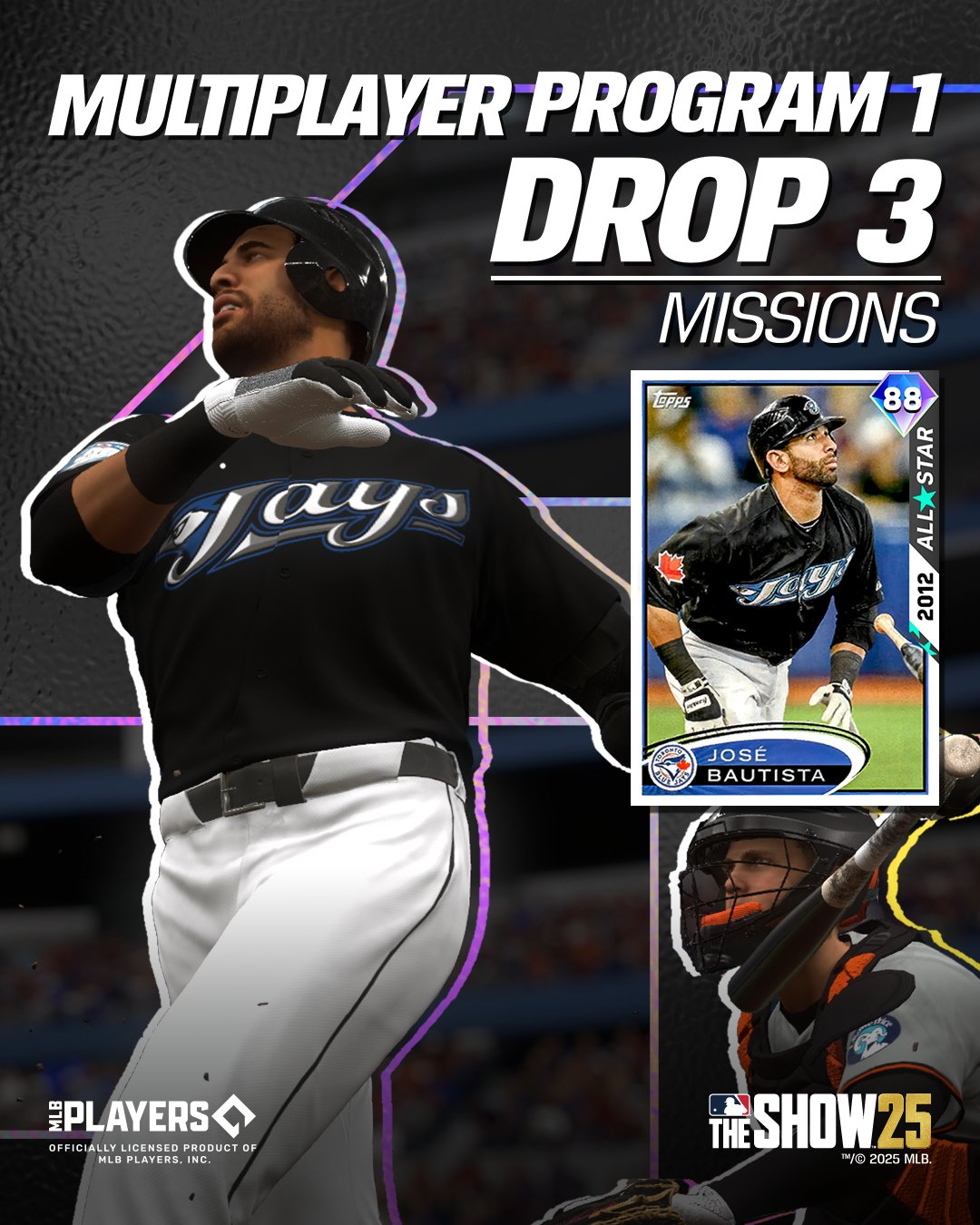 MLB The Show 25: Multiplayer 3 Program Drop Featuring Jose Bautista ...