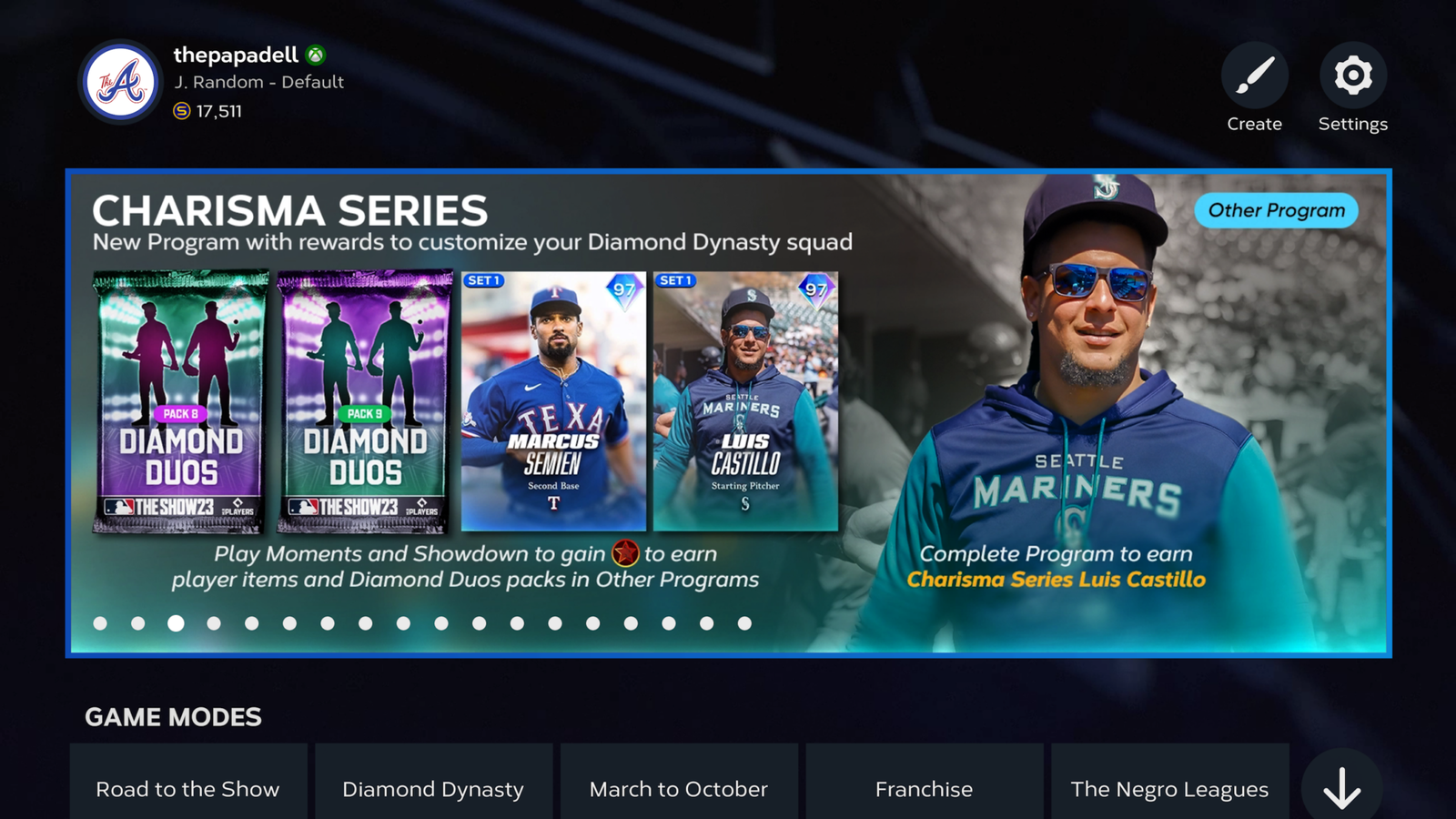 Charisma Series Program Breakdown - ShowZone