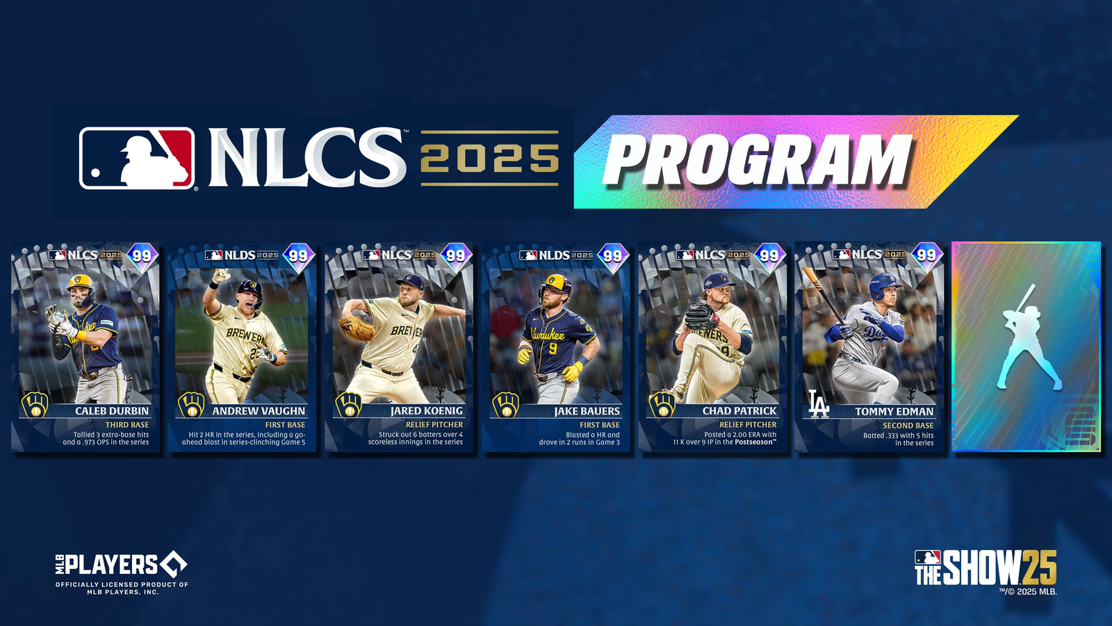 MLB The Show 25: NLCS Program Breakdown and Collection Update - ShowZone